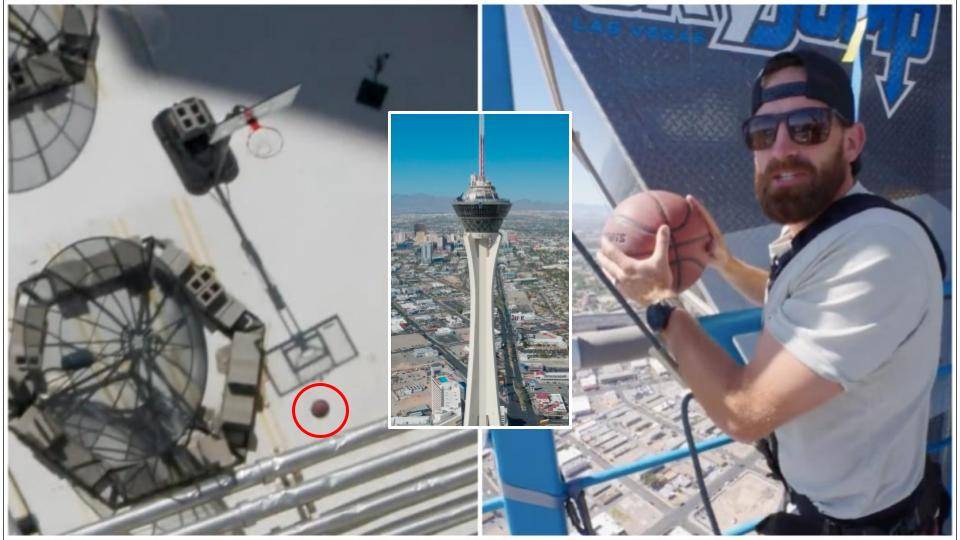 Highest ever basketball shot: YouTube stars 'Dude Perfect' break world ...