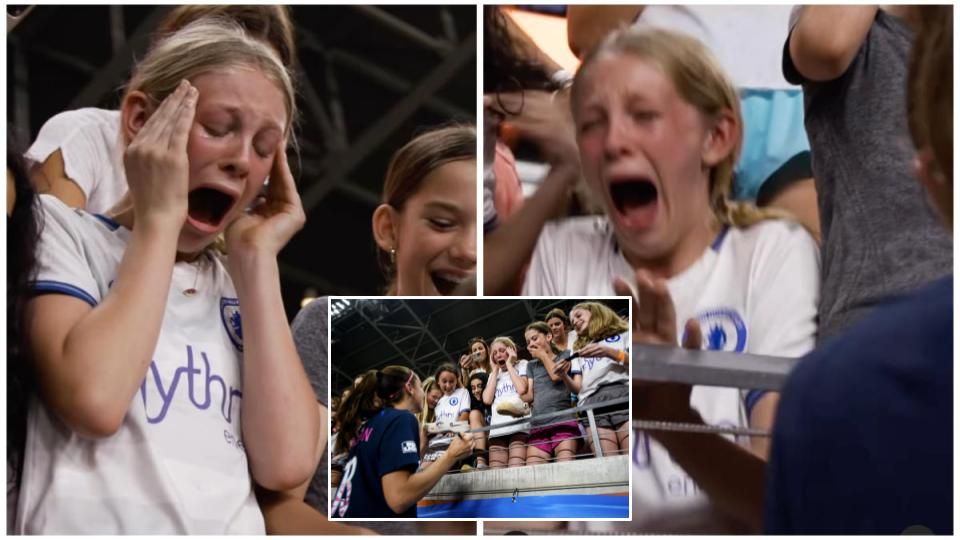 Alex Morgan signs young fan's Crocs in heartwarming moment after San ...