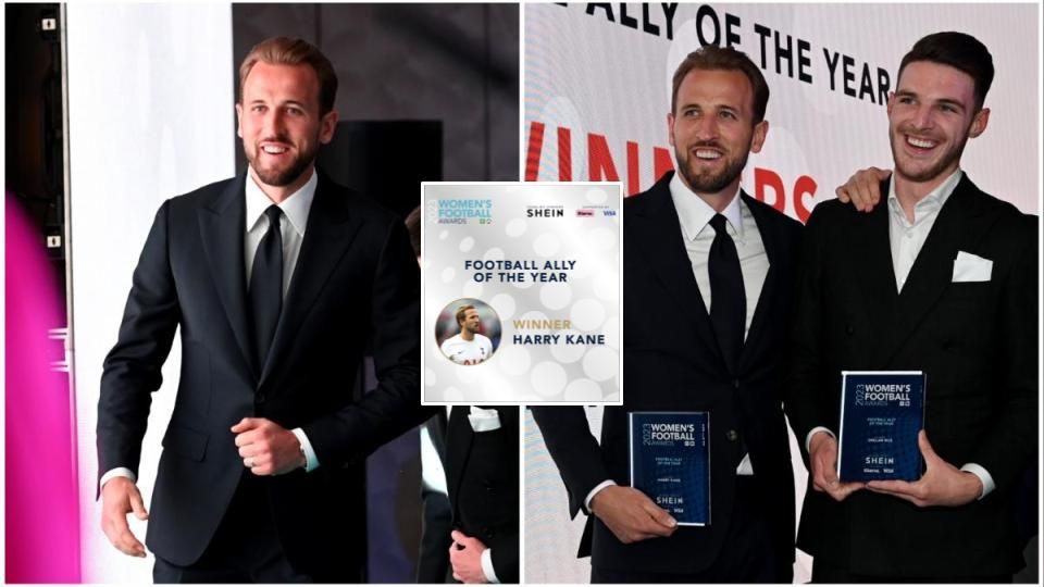 Harry Kane: Fans react after Spurs star named Women’s Football Ally of ...