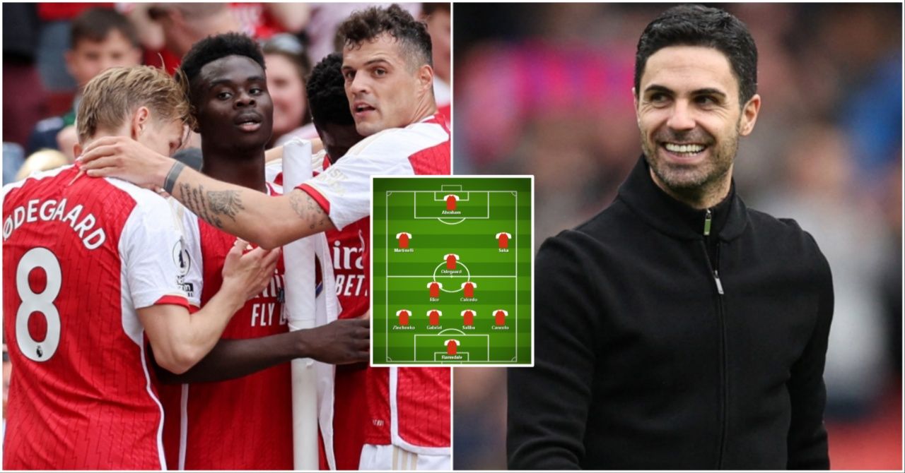 Mikel Arteta's 'dream Arsenal XI' for 2023/24 ft. Declan Rice
