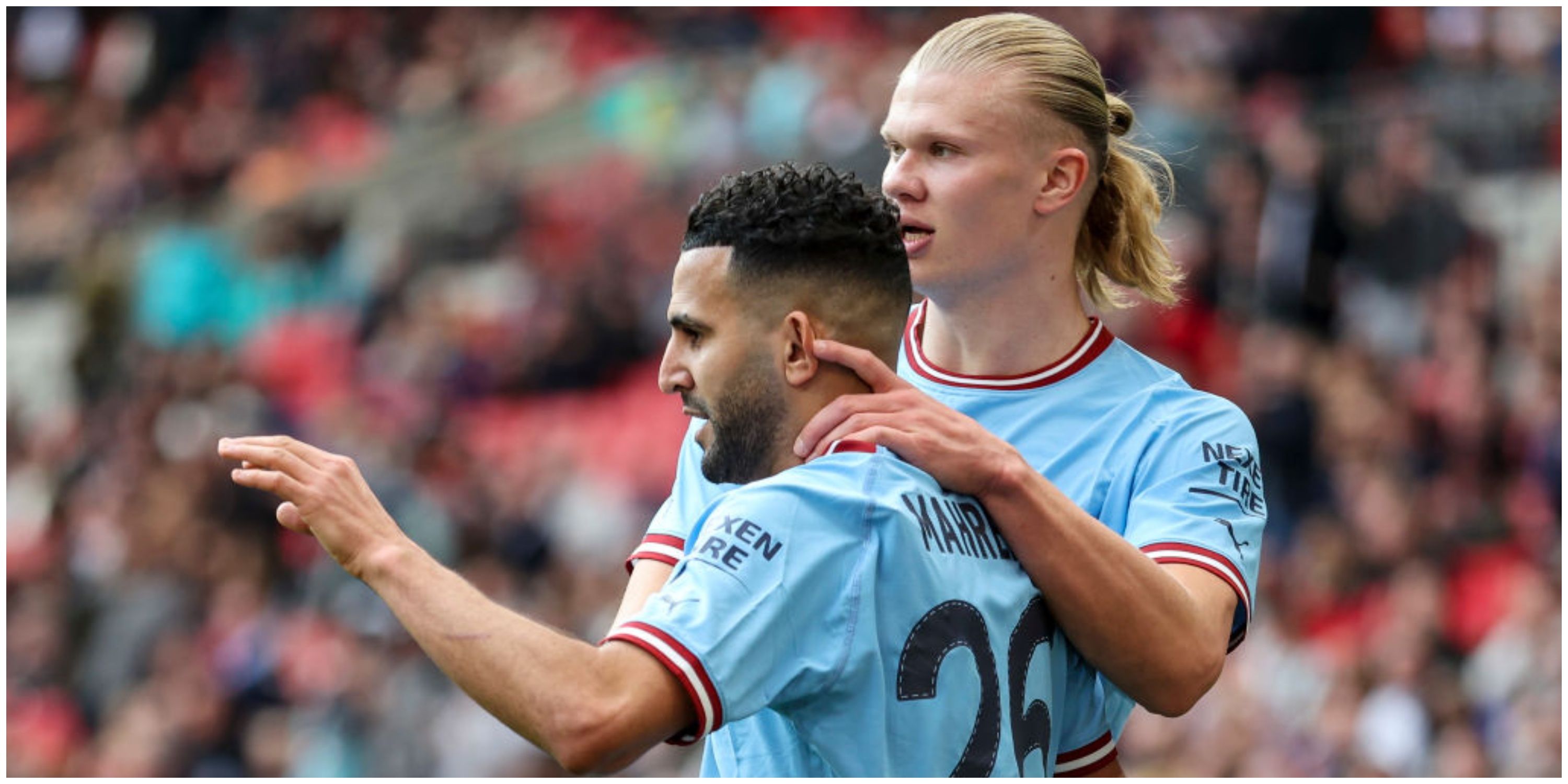 Riyad Mahrez put Erling Haaland on the floor with skill in Man City ...