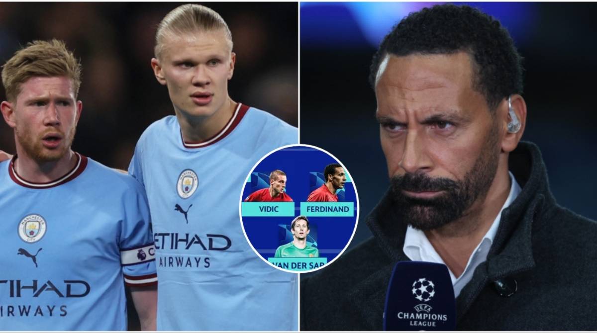 Rio Ferdinand’s Man Utd and Man City Champions League final combined XI
