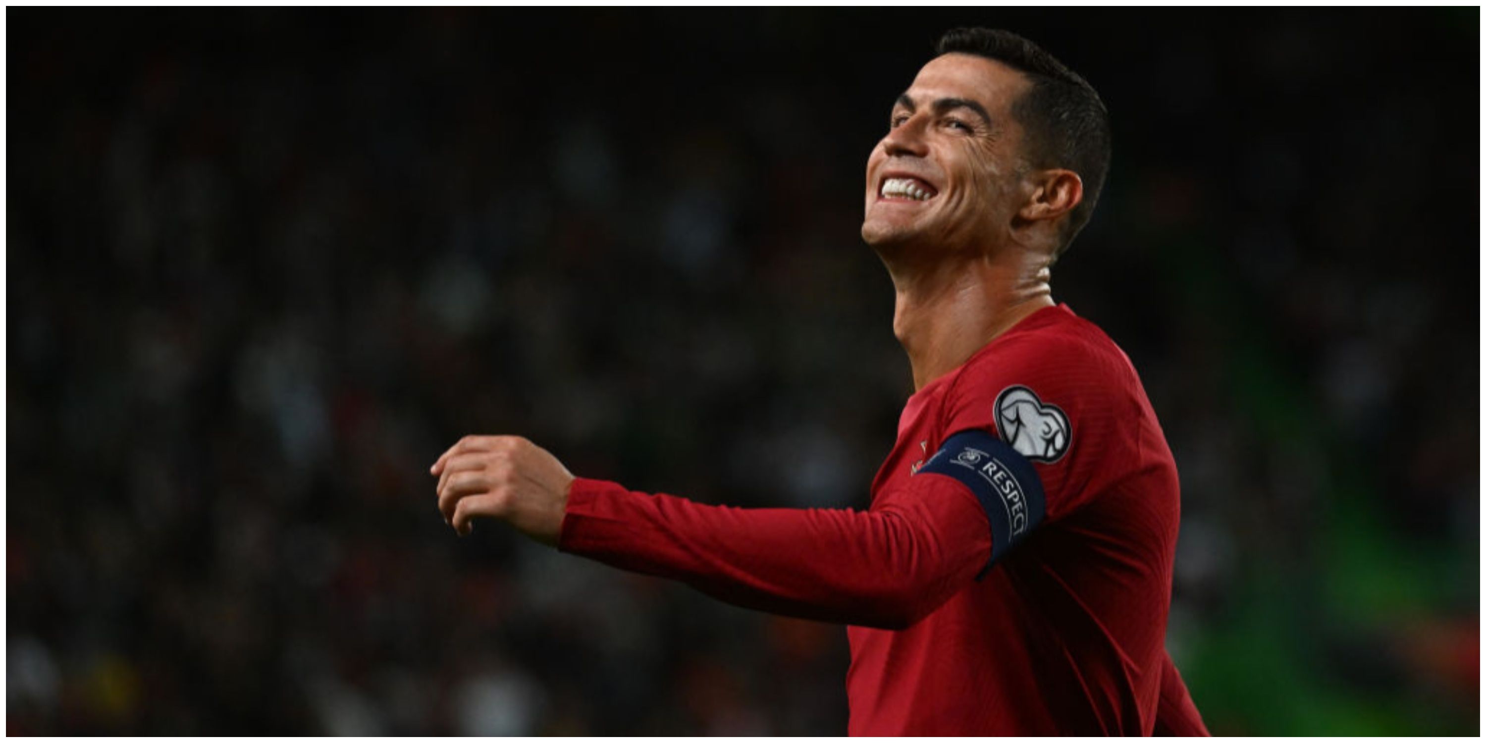 Cristiano Ronaldo Picked Up By Pitch Invader During Portugal Vs Bosnia