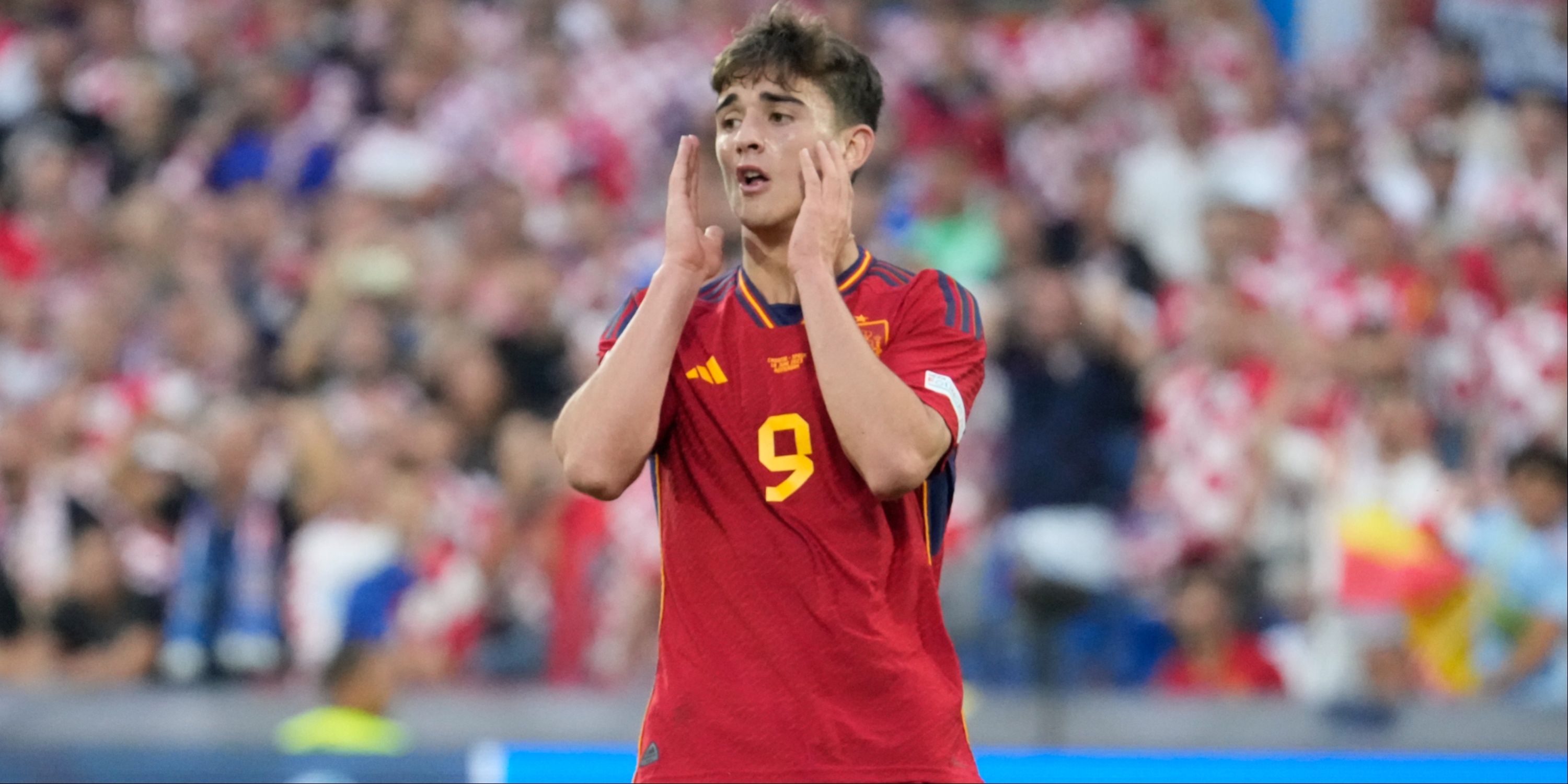 Barcelona's Gavi receives harsh chants during Spain's Nations League ...