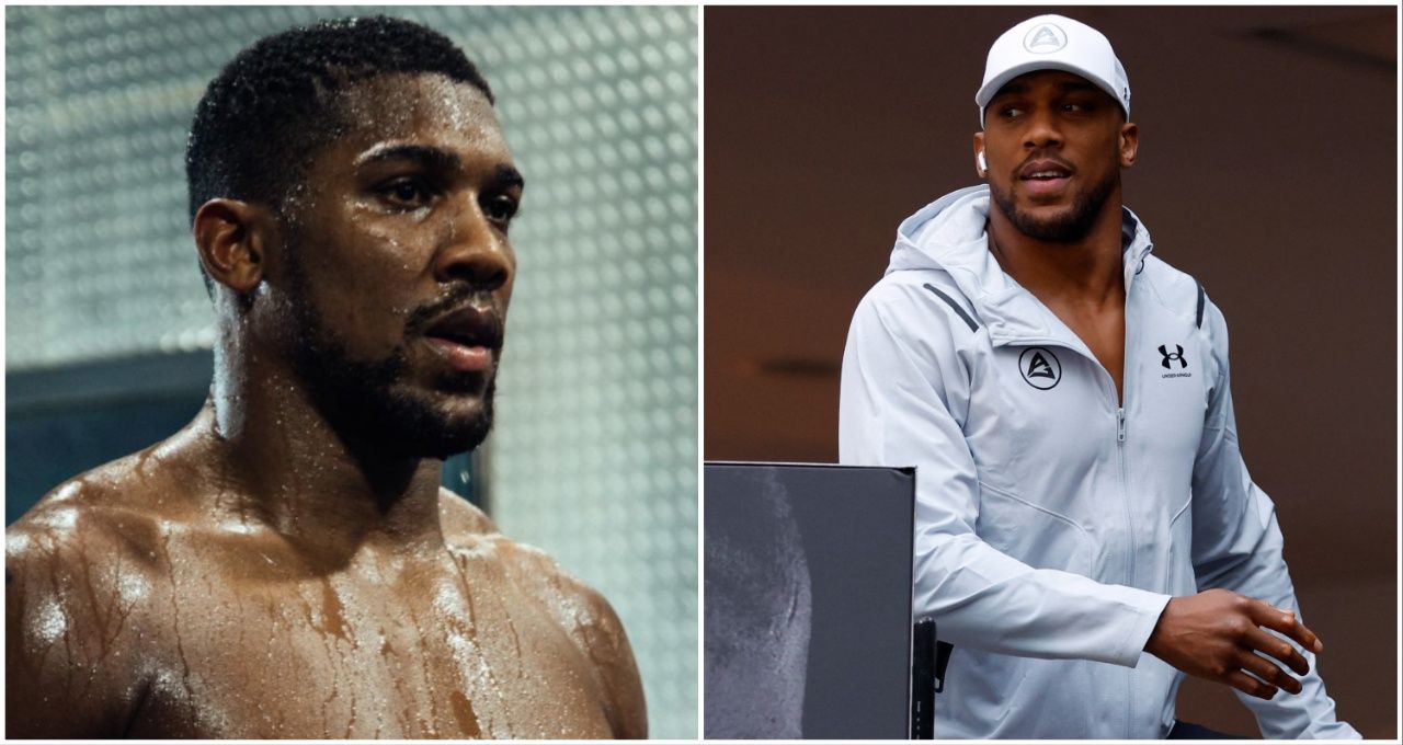 Anthony Joshua shows off his current physique without a fight lined up