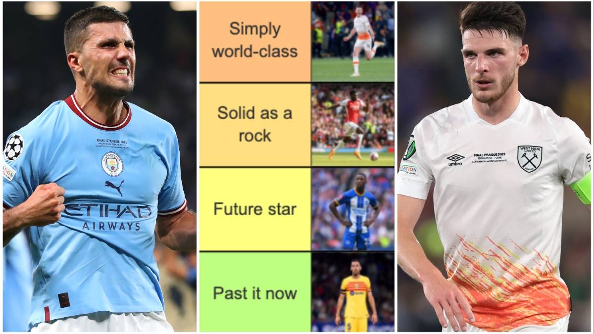 Ranking the 15 best defensive midfielders in the world, ft. Rice, Rodri ...