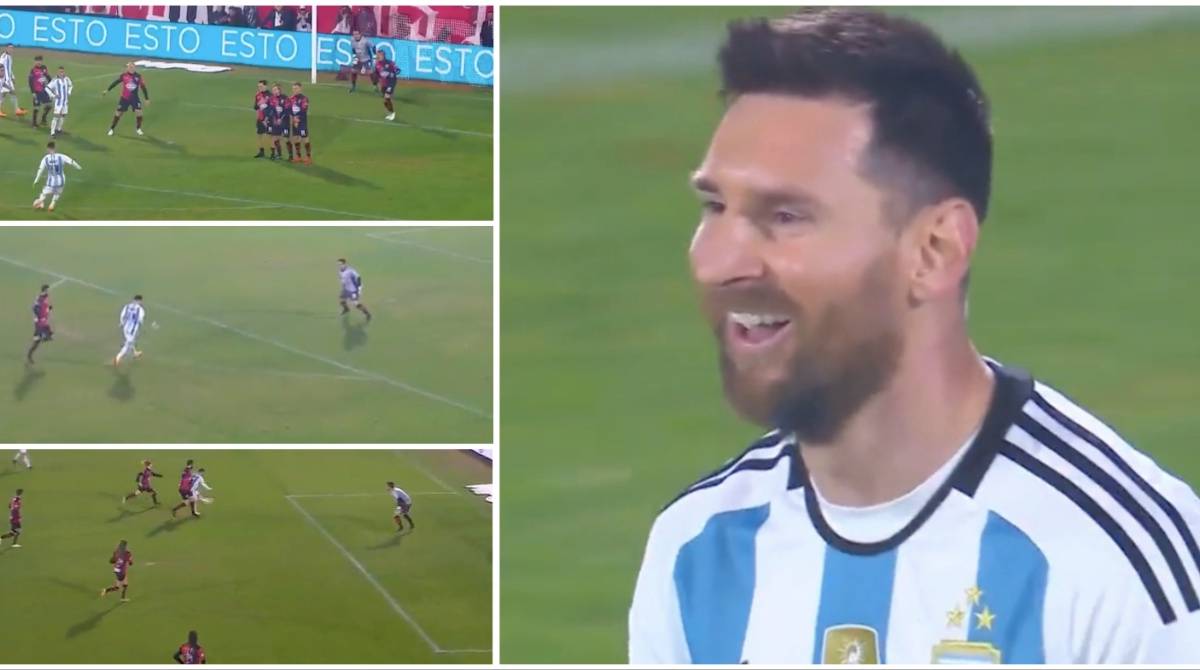 Lionel Messi scores incredible hat-trick for Argentina vs Newell's Old Boys