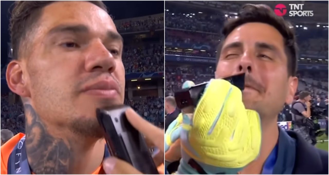Why Ederson let a reporter shave his beard after Man City won the ...