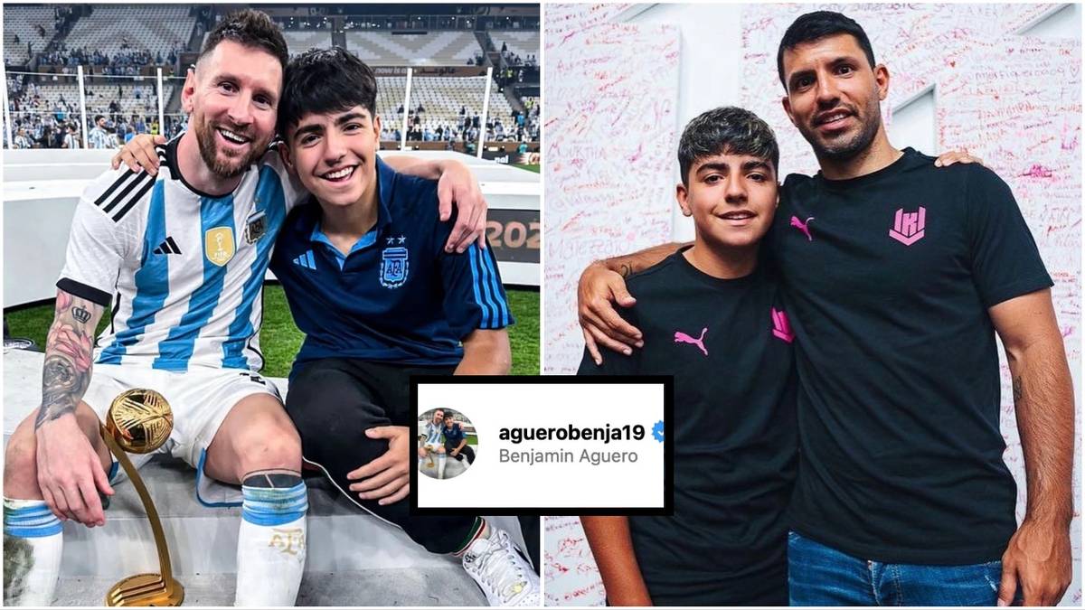 Benjamin Aguero’s comment on PSG’s goodbye post for Lionel Messi goes viral