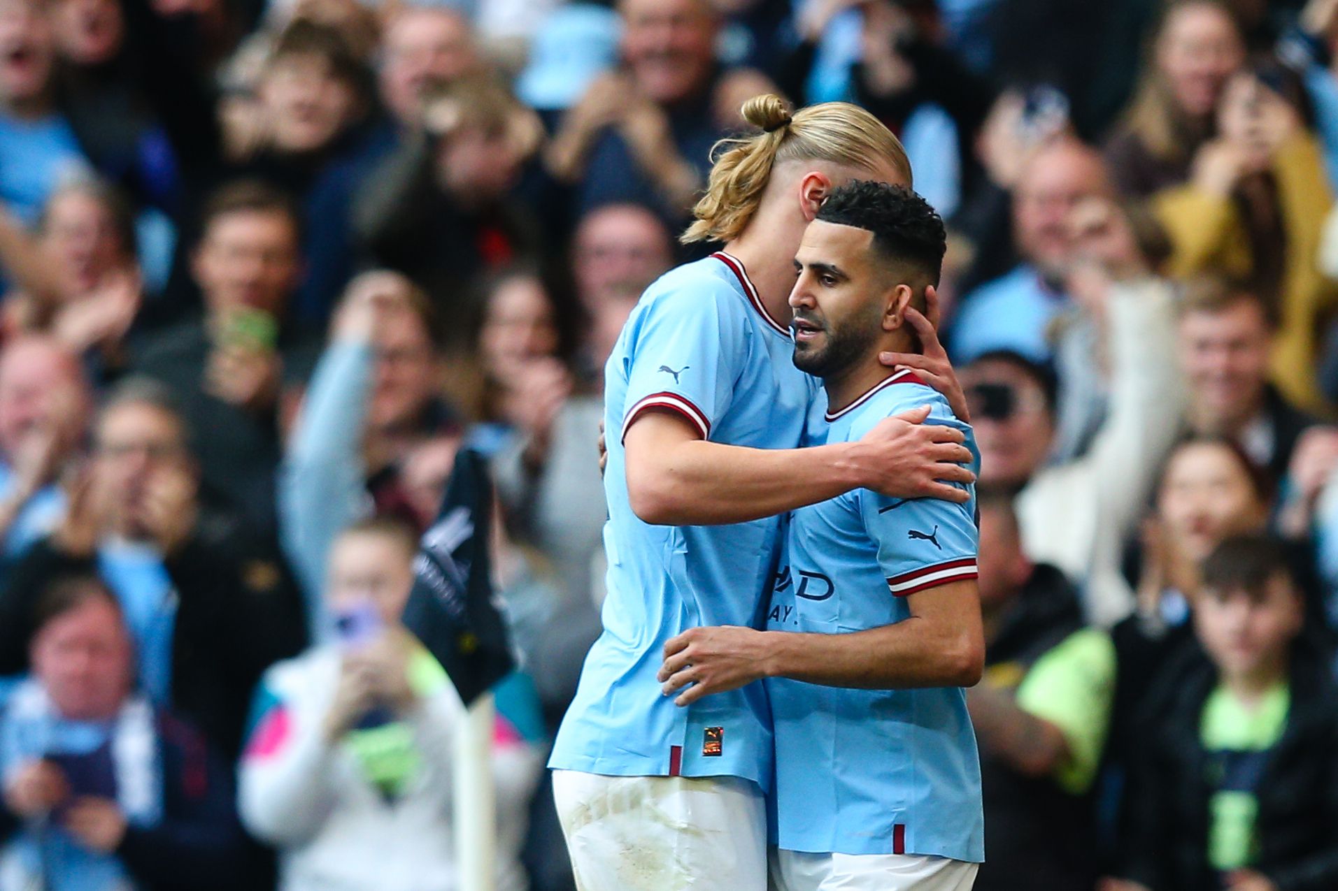 Riyad Mahrez put Erling Haaland on the floor with skill in Man City ...