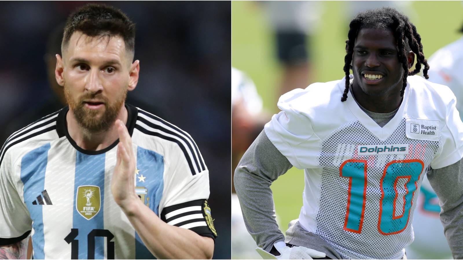 Lionel Messi: Miami Dolphins WR Tyreek Hill issues challenge to World ...