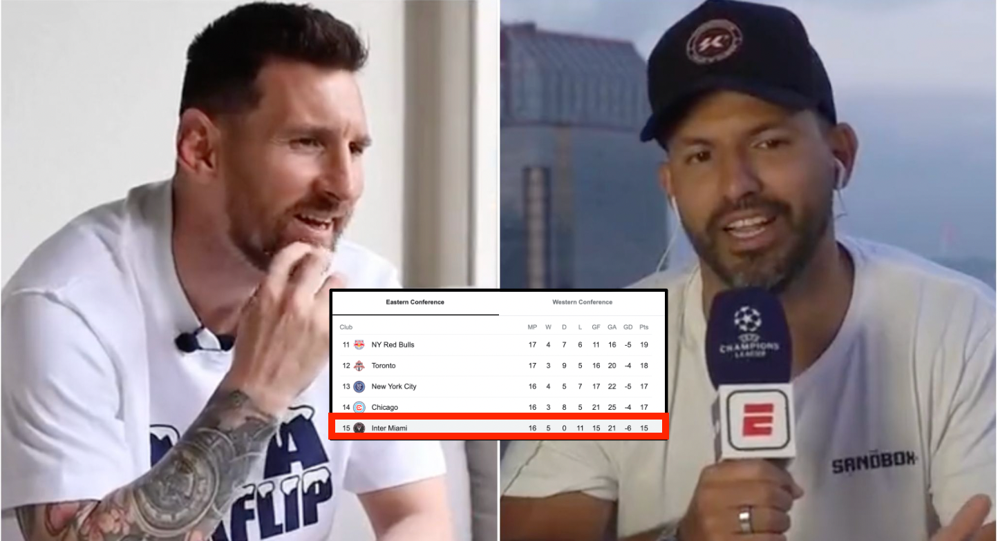 Sergio Aguero reveals Lionel Messi's reply to text after Inter Miami move