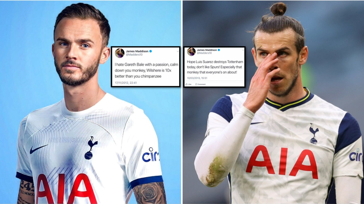 James Maddison deletes Gareth Bale & Tottenham tweets before £40m move