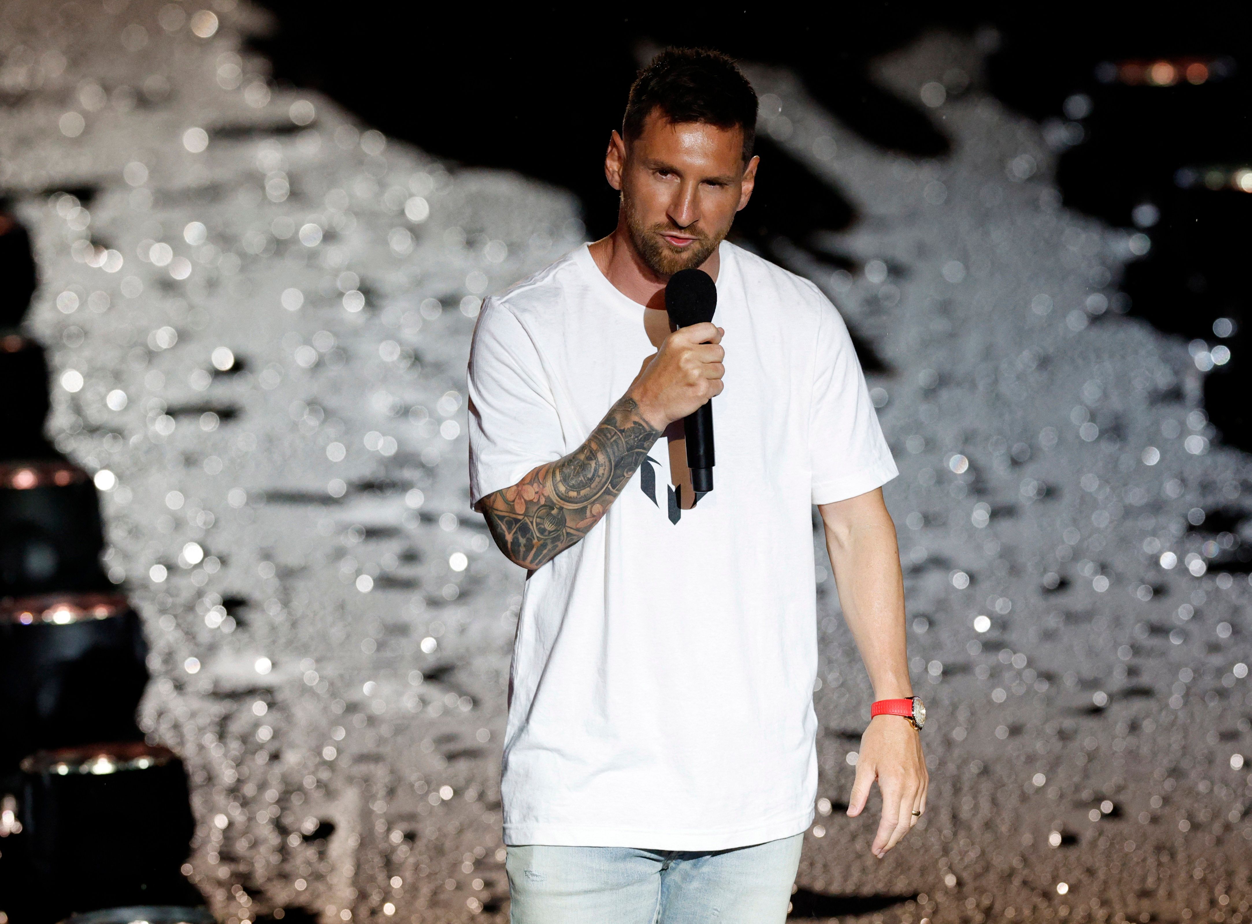 Lionel Messi’s son, Thiago, goes viral for funny moment during Inter ...