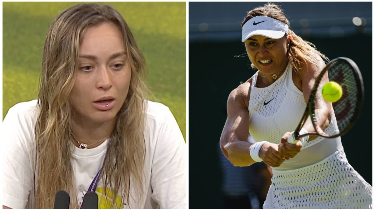 Injured Paula Badosa corrects Wimbledon reporter in awkward press ...