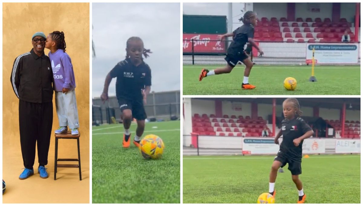 Ian Wright gives update on granddaughter's brilliant football skills in ...