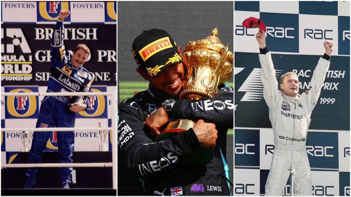 Silverstone's most successful F1 drivers have been ranked