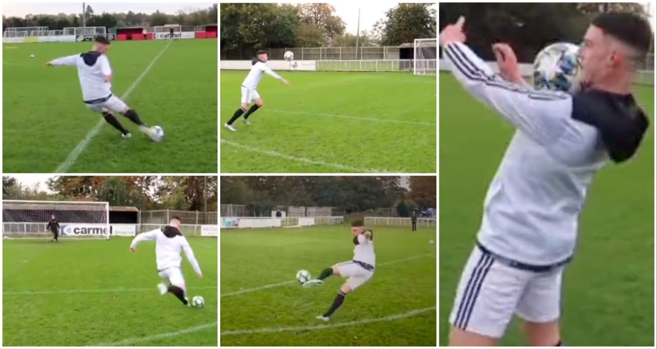 Declan Rice with football freestylers is blowing everyone's minds
