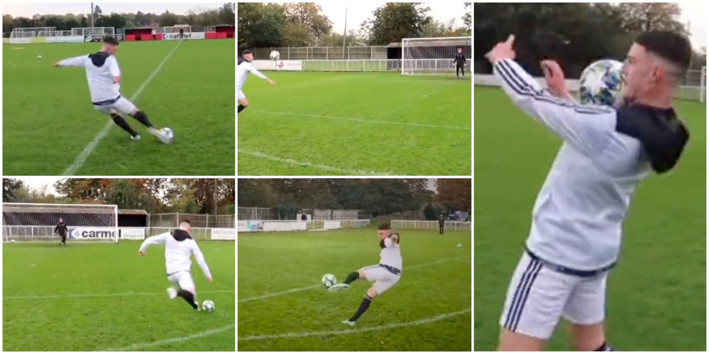 Declan Rice with football freestylers is blowing everyone's minds