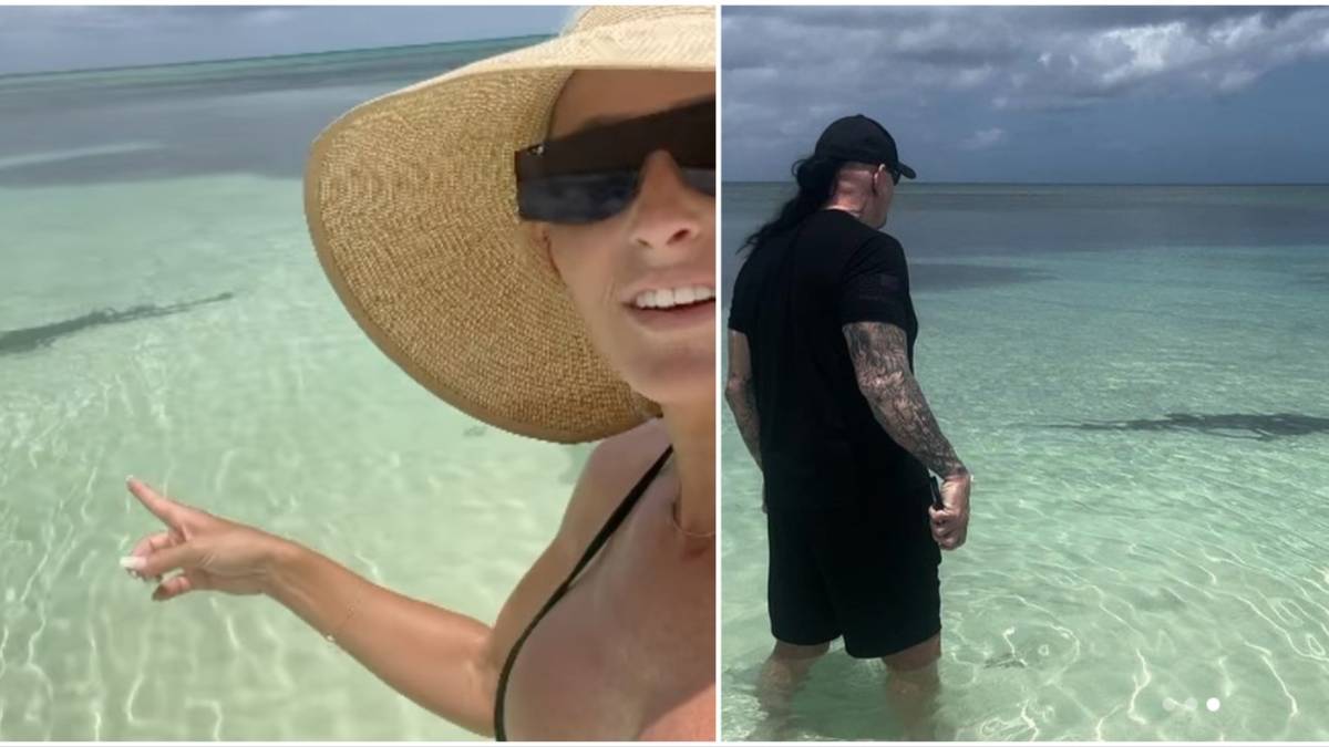 WWE: The Undertaker steps in to save his wife from a shark