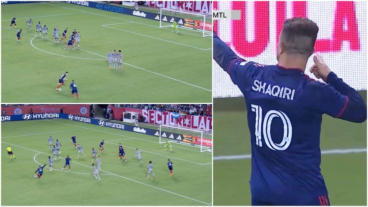 Xherdan Shaqiri scores outrageous MLS goal after clever free-kick routine