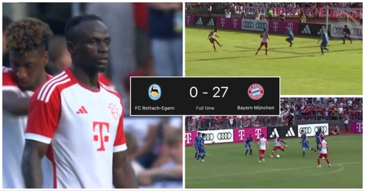 Sadio Mane scores final goal as Bayern Munich demolish non-league side 27-0