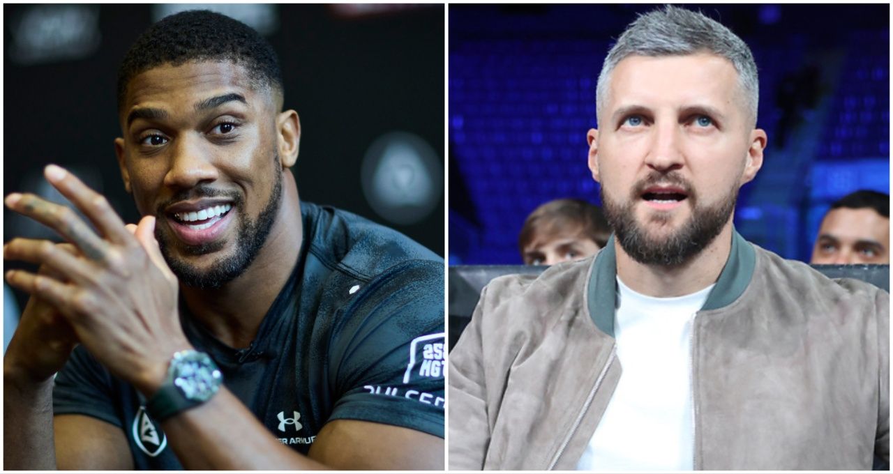 Anthony Joshua uses Carl Froch's nose to explain split from long-term ...