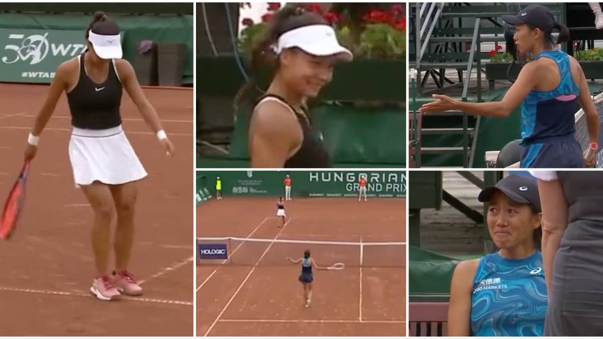 Zhang Shuai and Kiara Toth tennis controversy goes viral for terrible ...