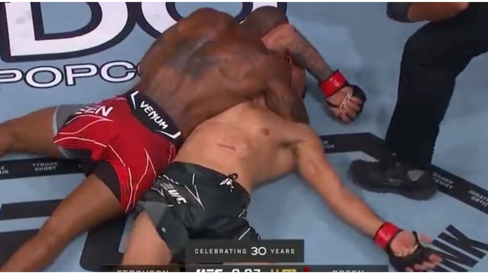 UFC 291: Tony Ferguson refuses to tap out & is choked to sleep