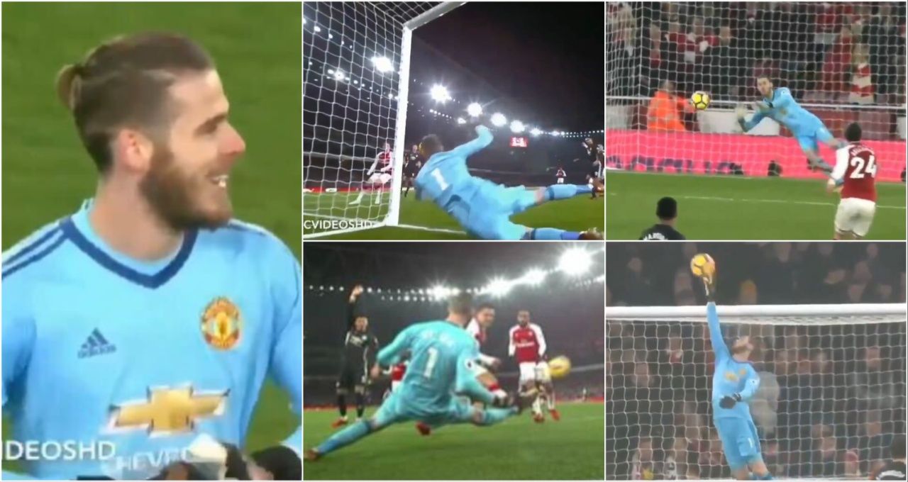Highlights of David de Gea's 'best-ever performance' go viral after Man ...