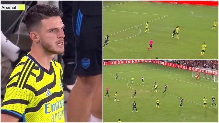 Declan Rice's highlights vs MLS All-Stars as Arsenal's £105m signing ...