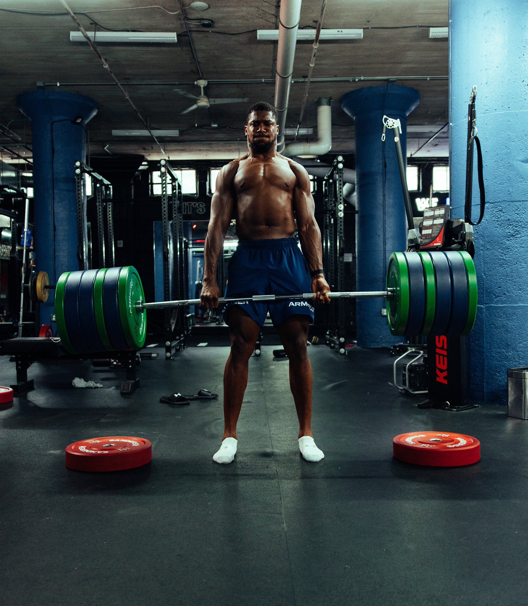 Anthony Joshua vs Dillian Whyte 2: AJ's physique from 2015 fight ...