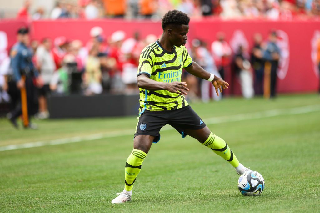 Arsenal star Bukayo Saka has undergone insane body transformation in ...