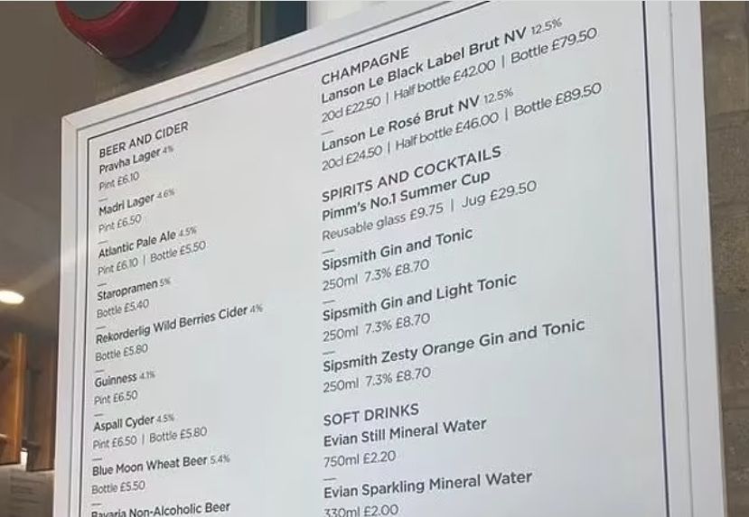 How much is food and drink at Wimbledon? 2023 full menu revealed