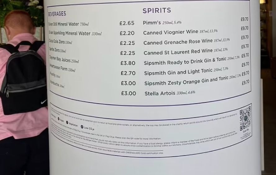 How much is food and drink at Wimbledon? 2023 full menu revealed