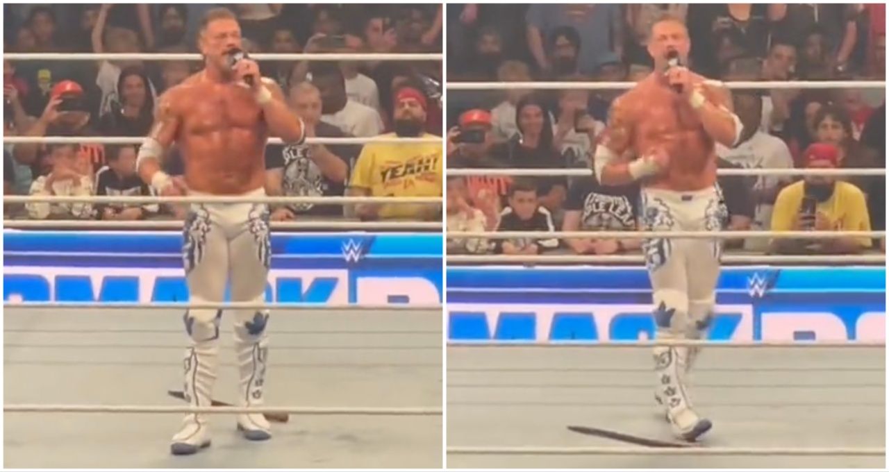 Edge's WWE future: Fan footage shows what he said after SmackDown went ...