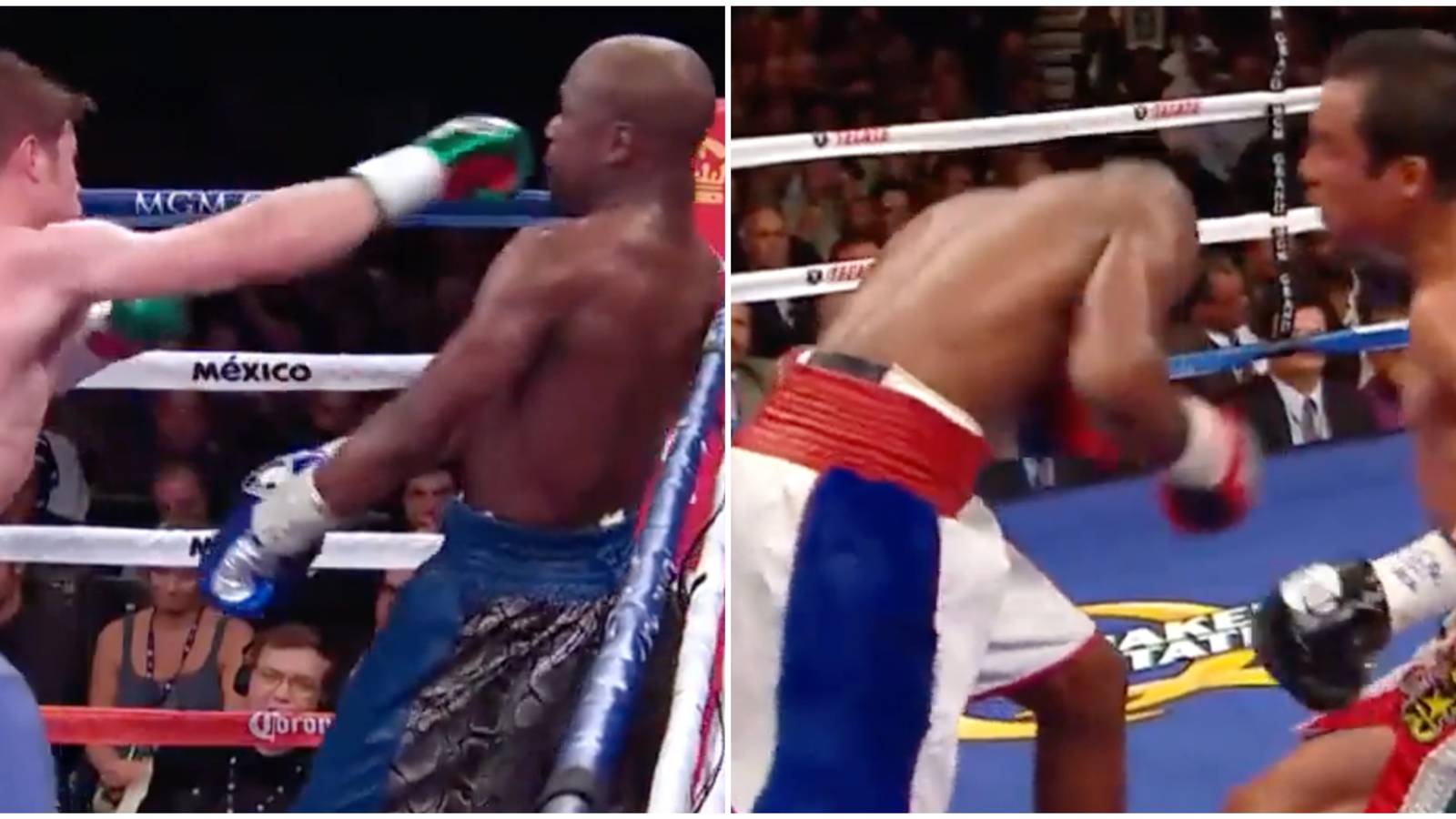 Boxing: Floyd Mayweather footage shows elite boxers trying to land punches on him