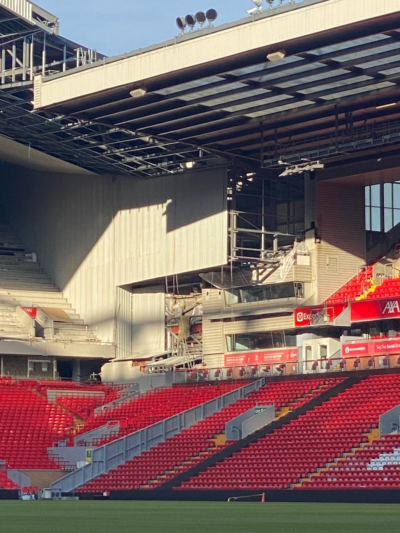 Latest images of Anfield before the Premier League season starts doesn ...