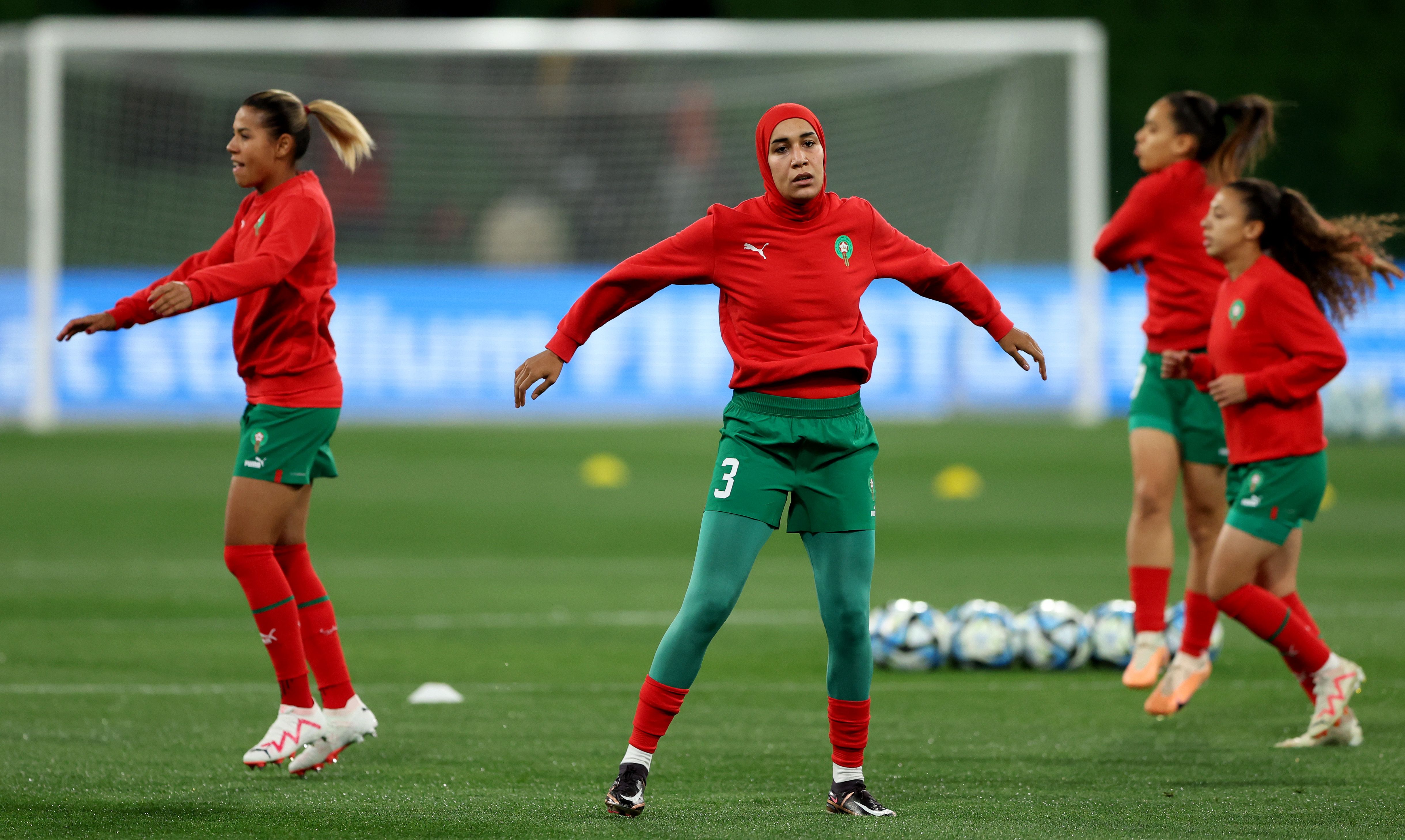 Morocco’s Nouhaila Benzina: The first hijabi player at the Women's ...