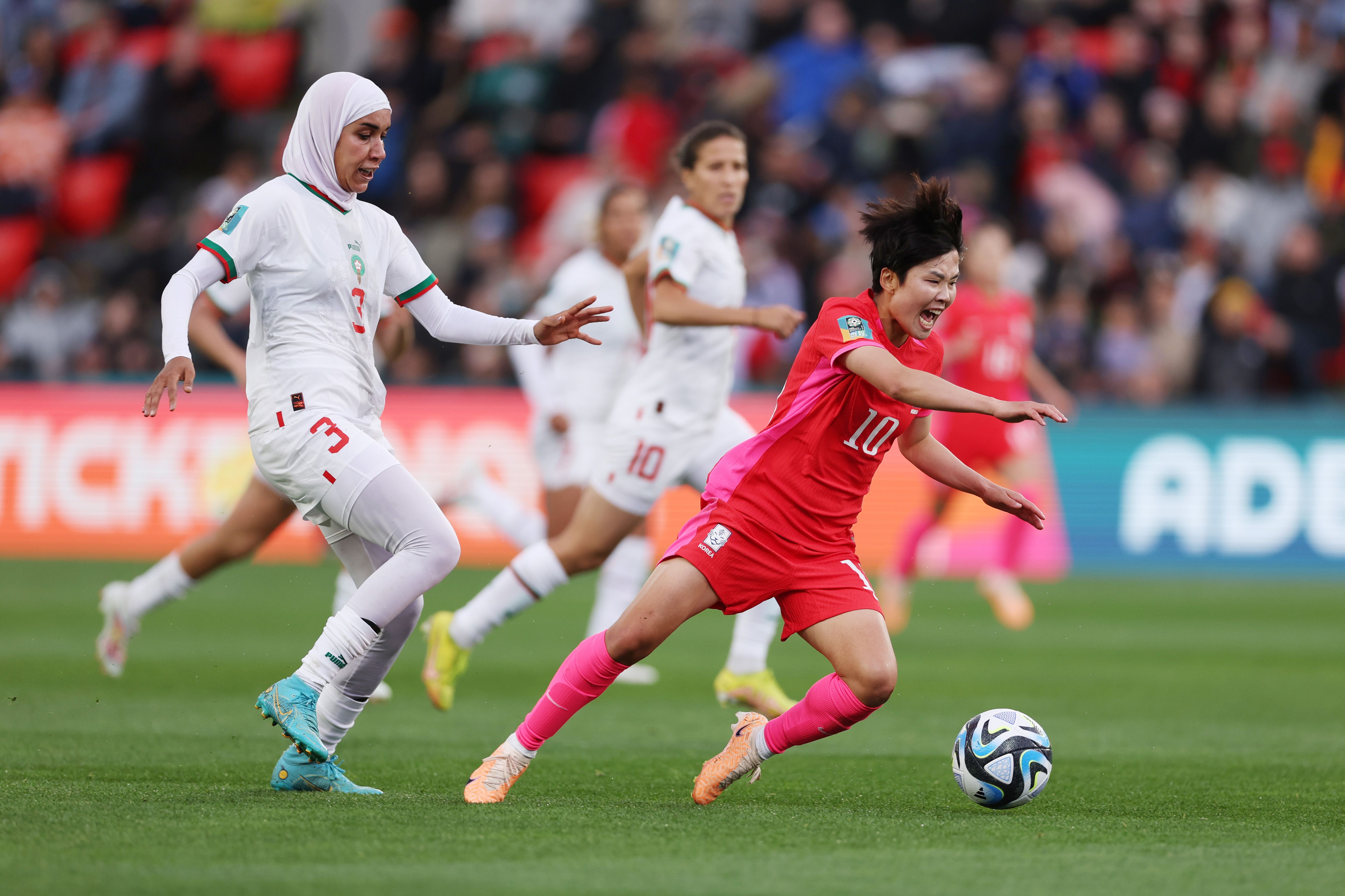 Morocco’s Nouhaila Benzina: The first hijabi player at the Women's ...