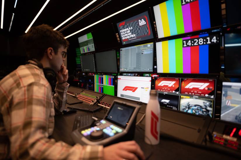 Behind the scenes of F1's broadcast operation