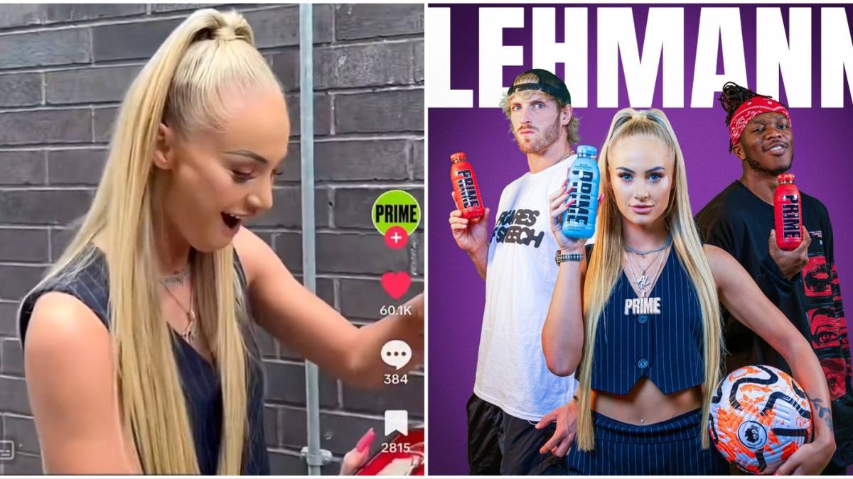 Alisha Lehmann receives insane gifts from Logan Paul & KSI after Prime ...