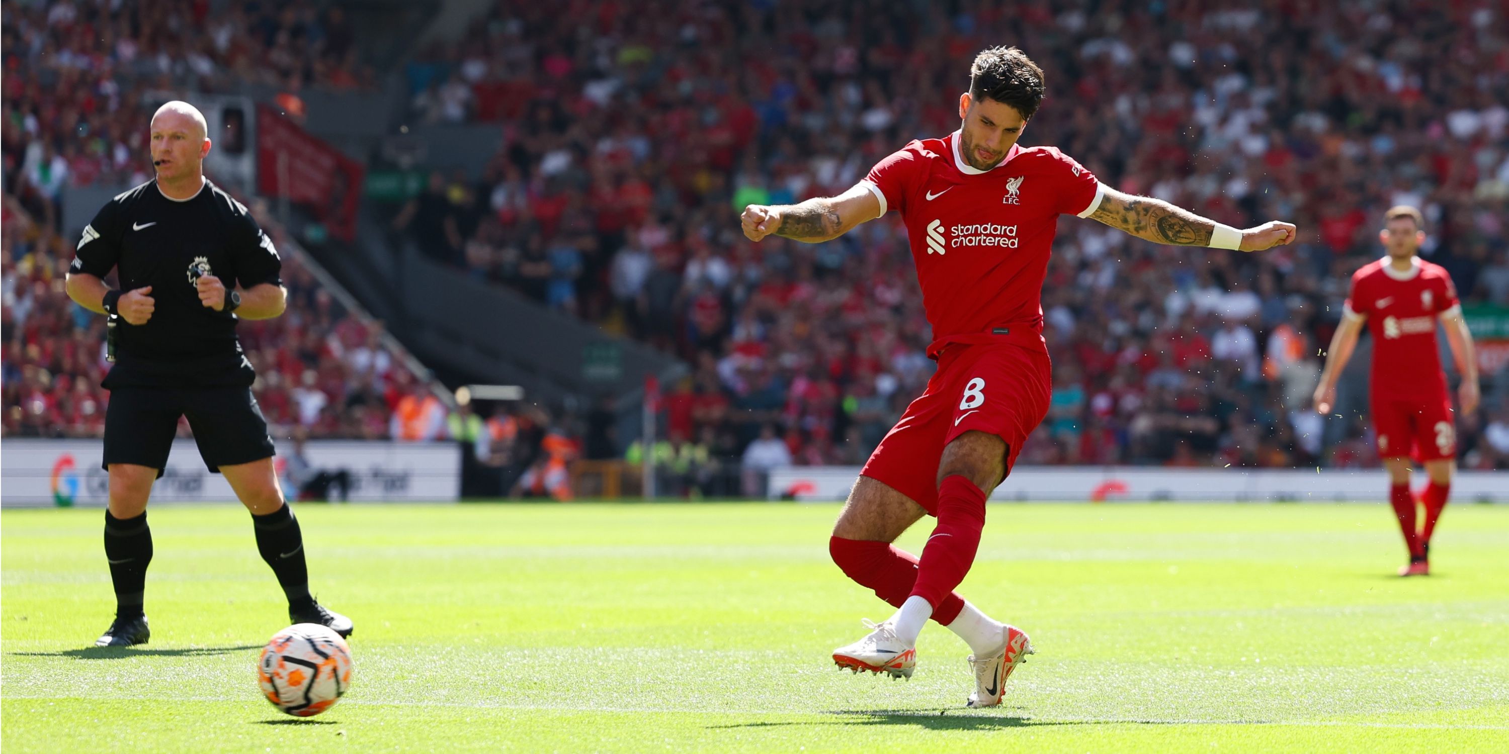 Liverpool’s Dominik Szoboszlai produces outrageous pass from his own ...