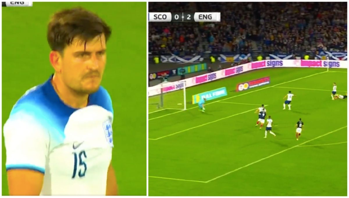 Scotland vs England: Harry Maguire scores unlucky own goal