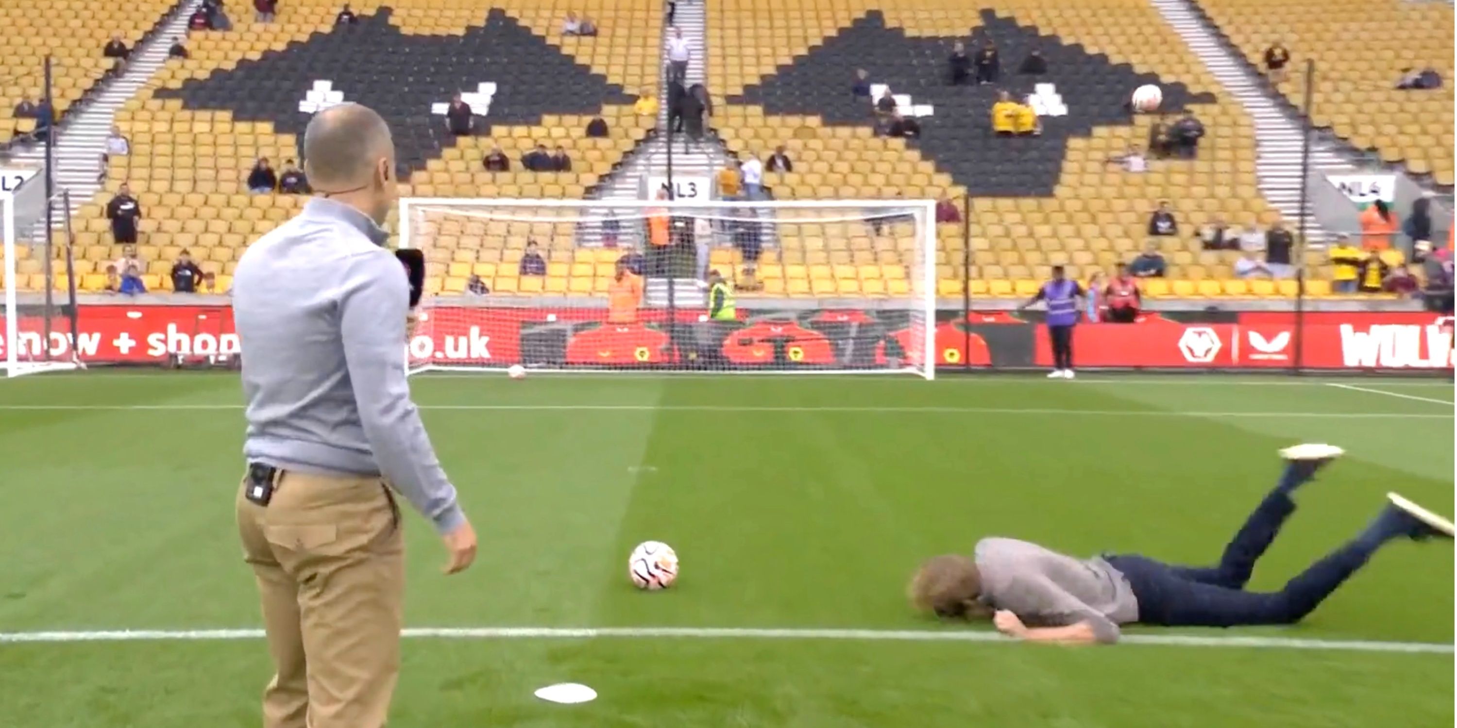 Peter Crouch goes viral as crossbar challenge goes badly wrong before ...
