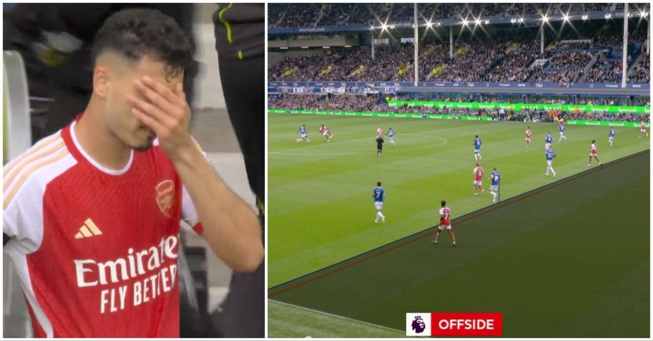 Why Gabriel Martinelli’s goal for Arsenal vs Everton was disallowed