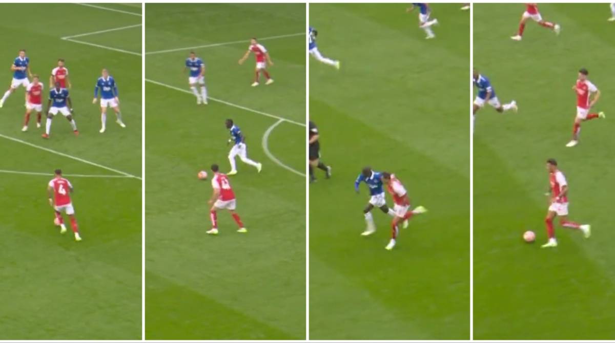Arsenal mocked for posting bizarre Ben White clip from Everton win