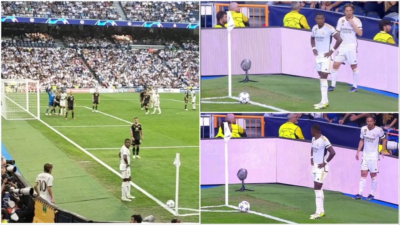 Real Madrid invent strange new corner routine with Luka Modric and ...