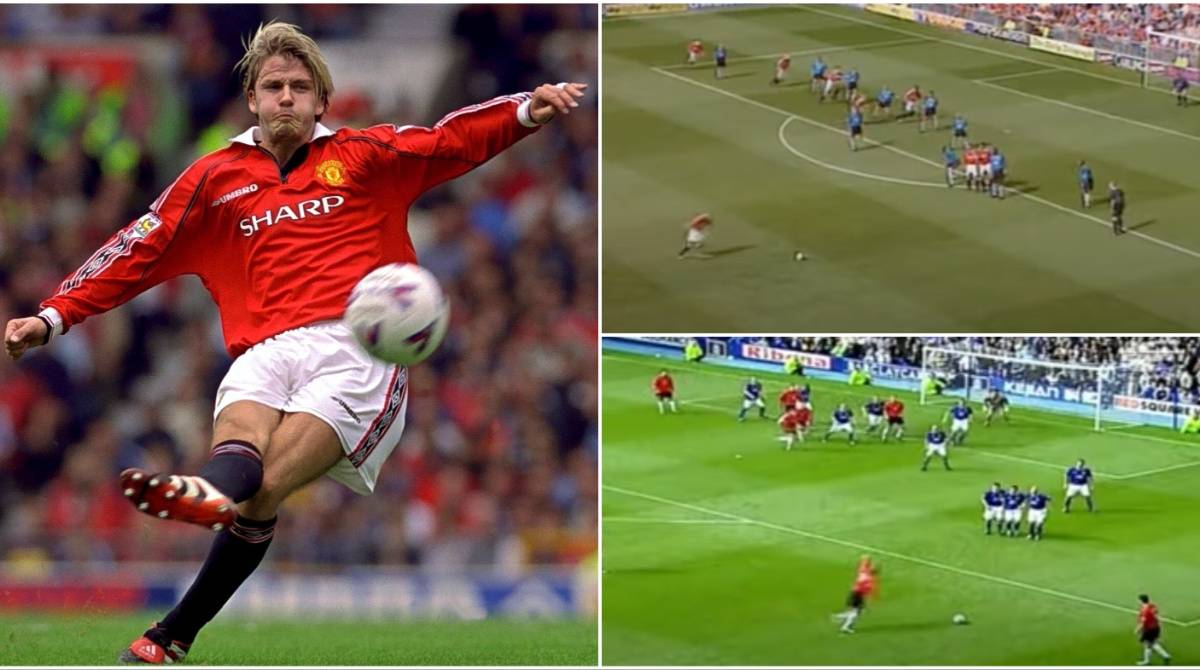 Ranking David Beckham's 10 best free kicks