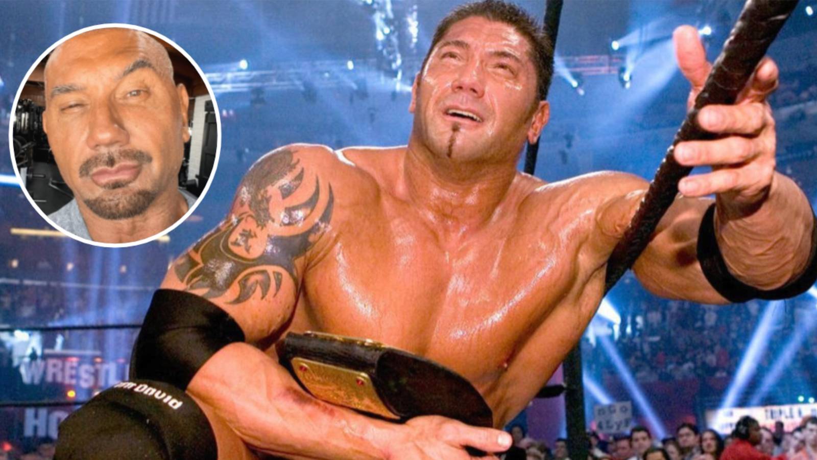 Batista looks 'totally different' to during WWE run in new Instagram photo